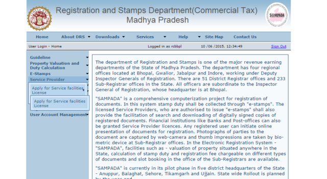 Property E-Registry in Madhya Pradesh